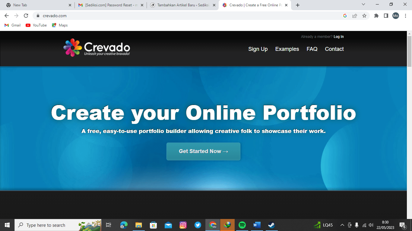 8 Web Portofolio Gratis, Tampil Lebih Baik Ketimbang Pesaing
