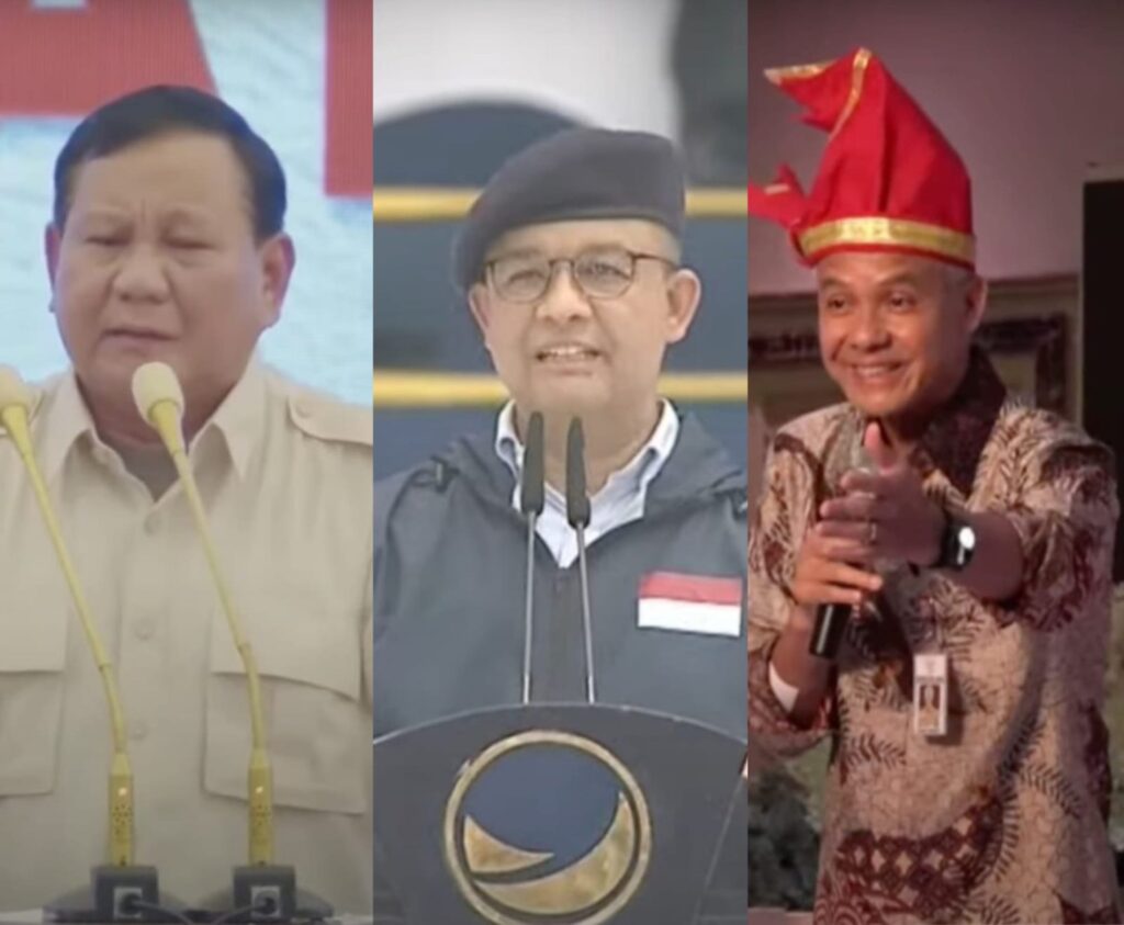 Agenda Prabowo, Anies dan Ganjar Jelang Pilpres 2024
