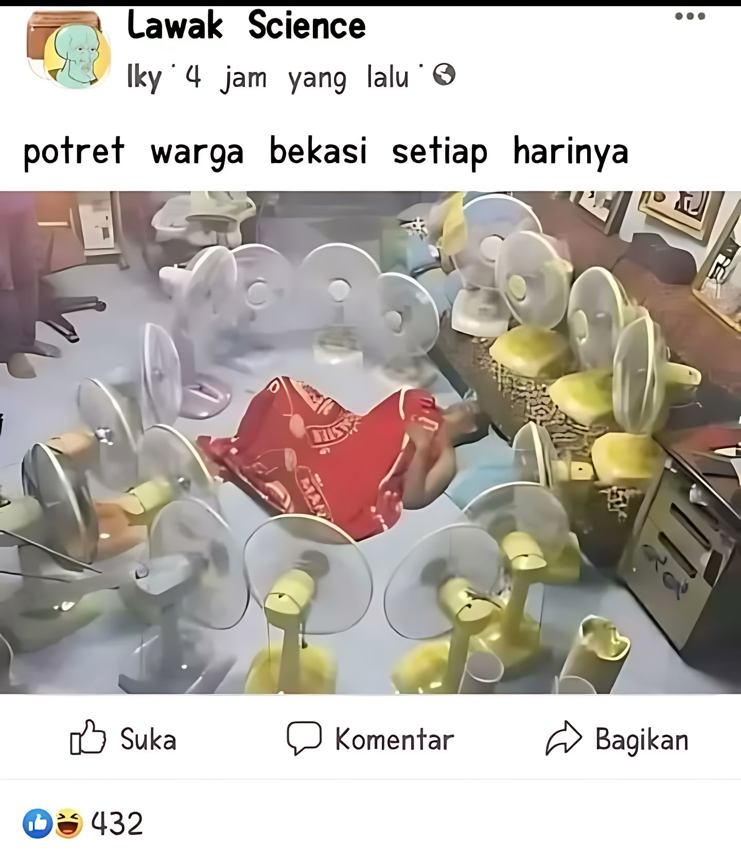 9 Meme Cuaca Panas yang Relate Banget Gerahnya