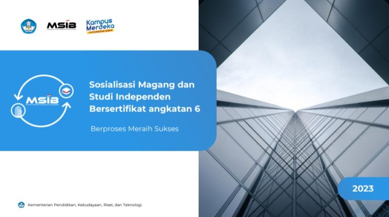 Cara Daftar Program MSIB Kampus Merdeka Angkatan 6: Mitra, dan Persyaratan