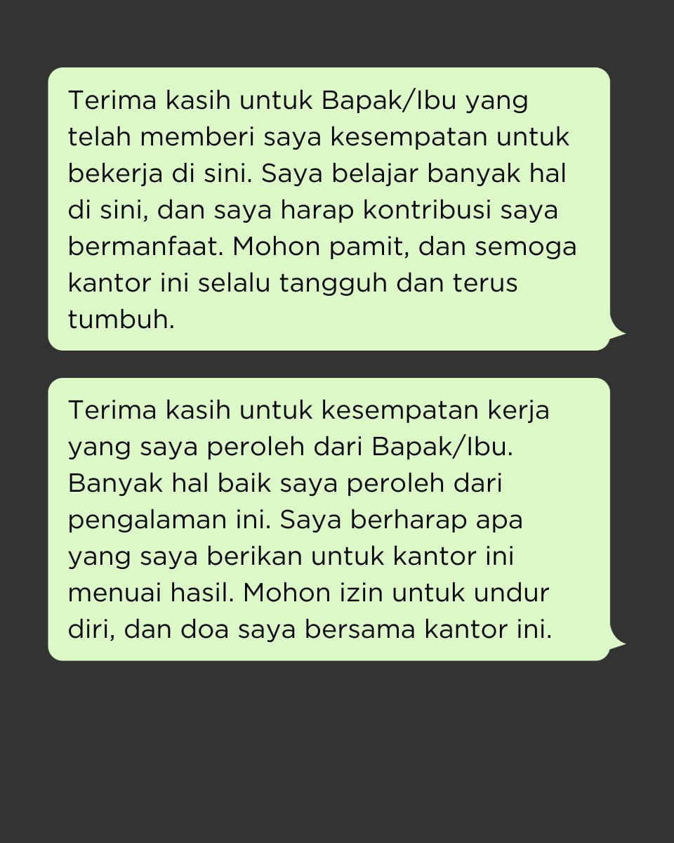 25 Kata-kata Pamitan Resign Kerja yang Sopan dan Berkesan